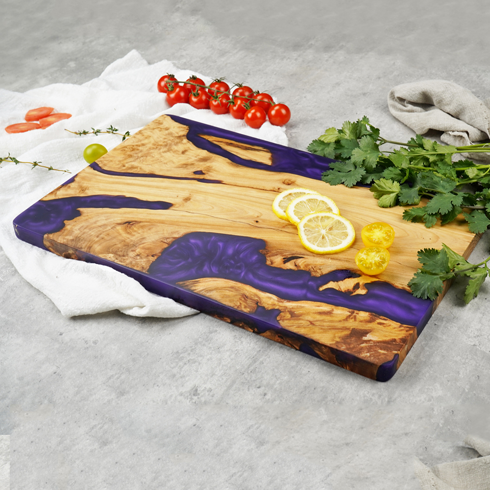 AYO-JX002-RW Epoxy Wooden Chopping Boards Luxury Handmade Large Custom ...