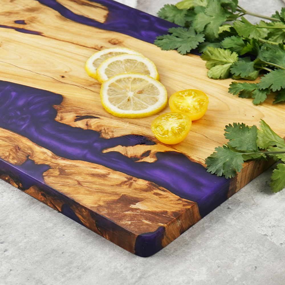 AYO-JX002-RW Epoxy Wooden Chopping Boards Luxury Handmade Large Custom ...